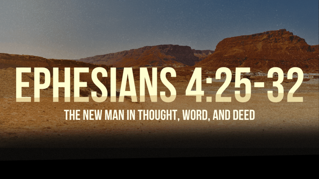The New Man in Thought, Word, and Deed - Caz Church